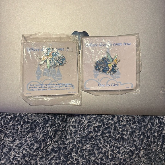 Disney | Accessories | Vintage99 Disney Twin Pack Tinker Bell Pixie ...